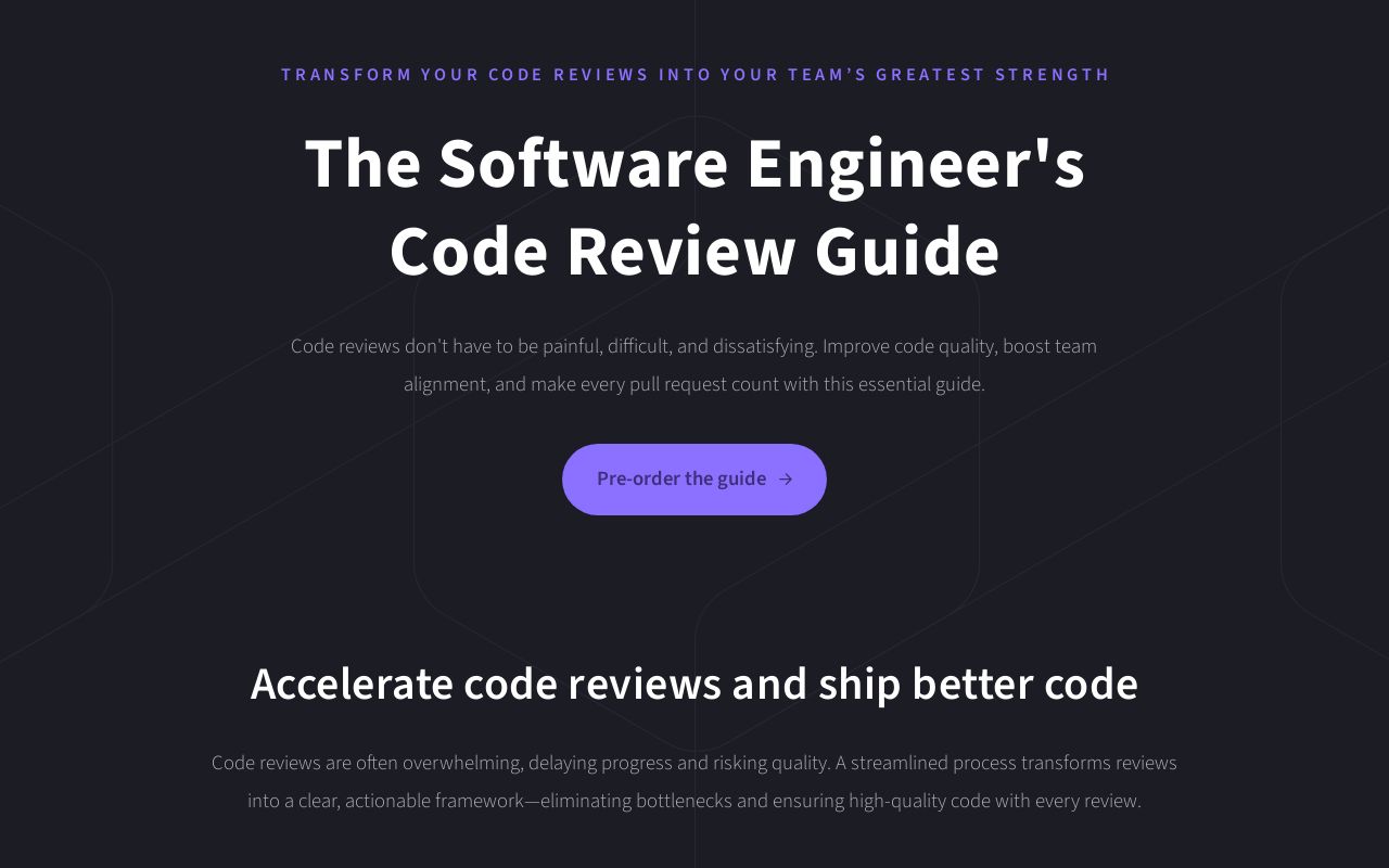 Software Engineers Code Review Guide